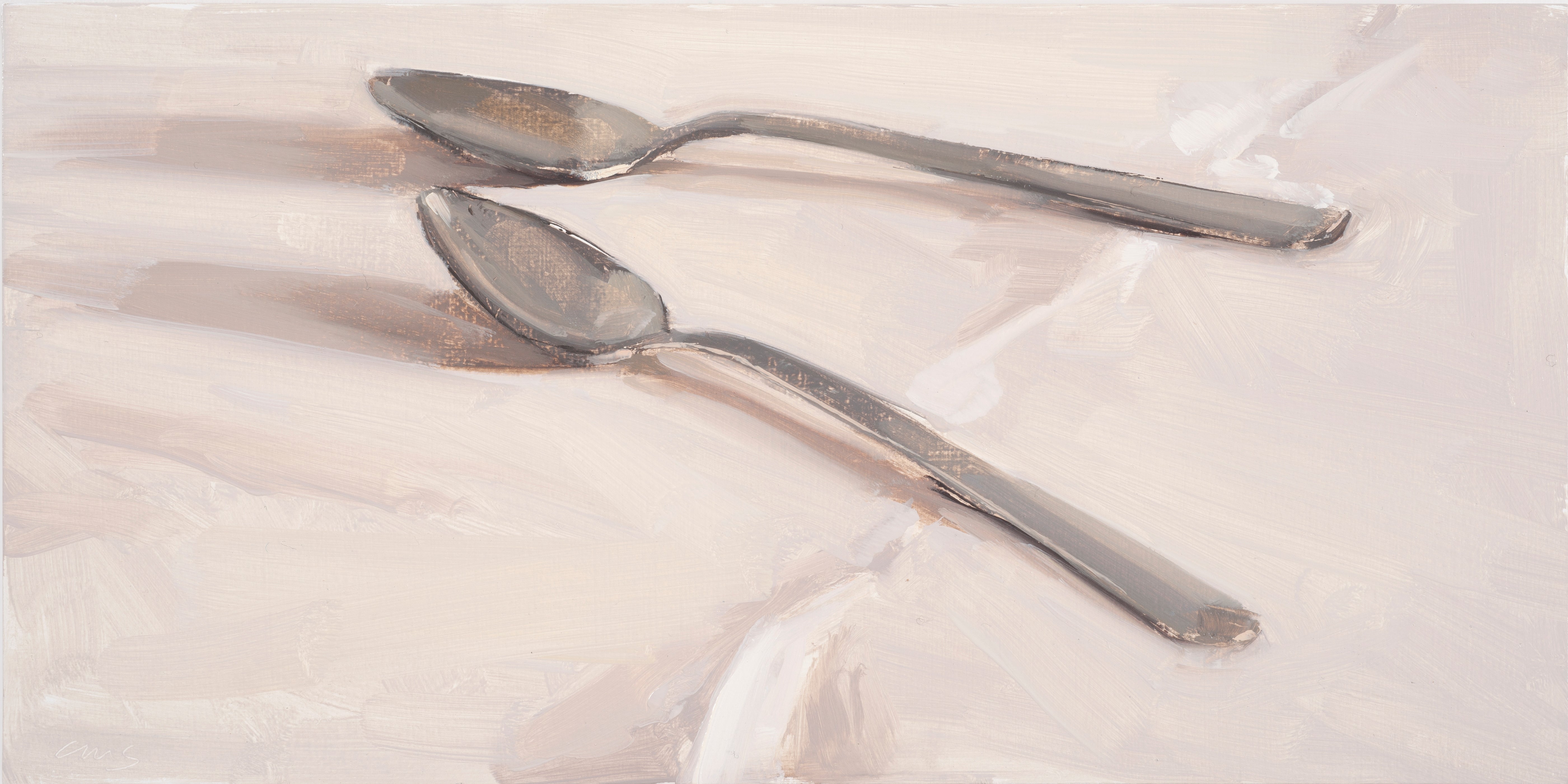 Two Spoons on Linen – MARCH