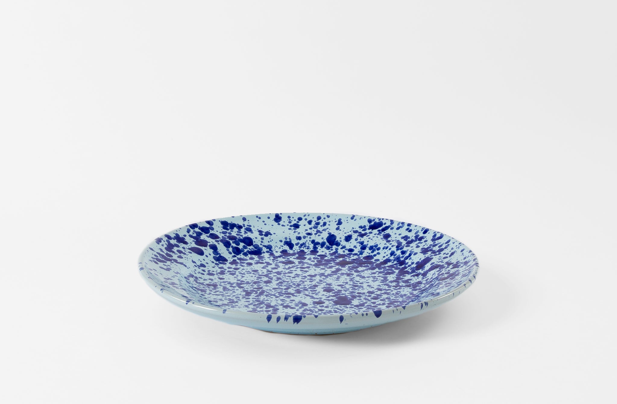 Blue on Blue 14 Inch Splatterware Platter – MARCH