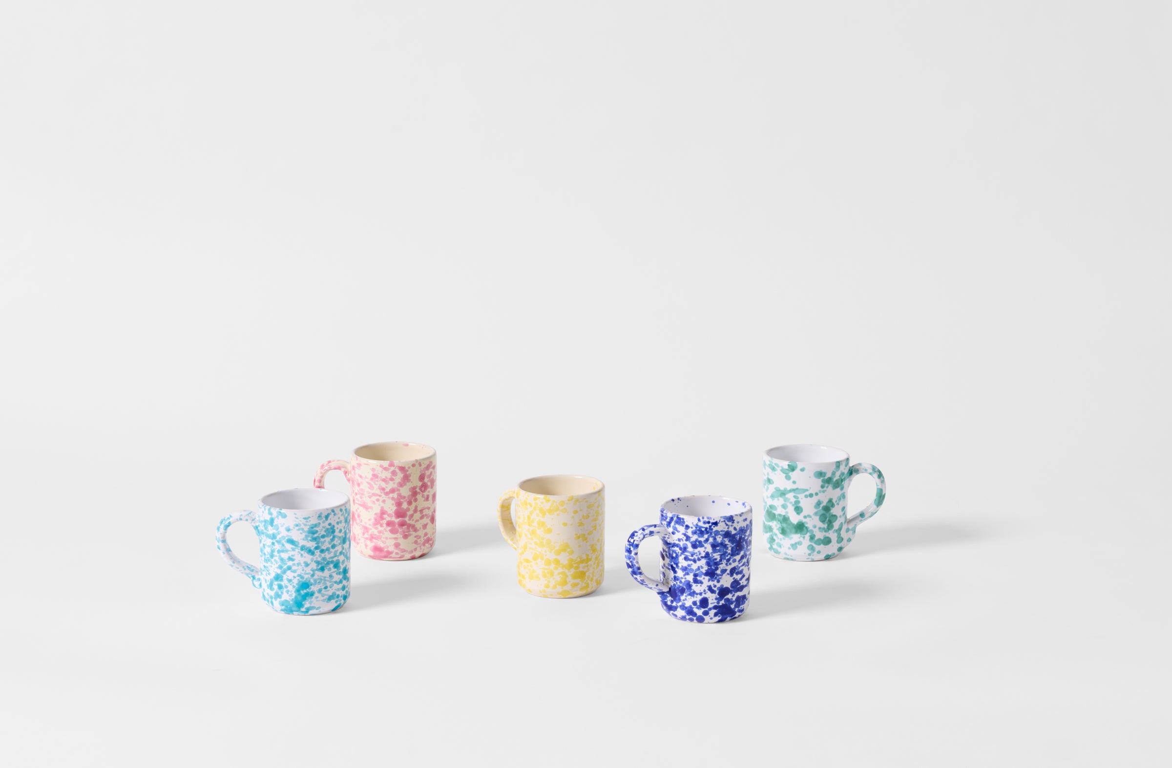 Pink on Cream Splatterware Small Mug – MARCH