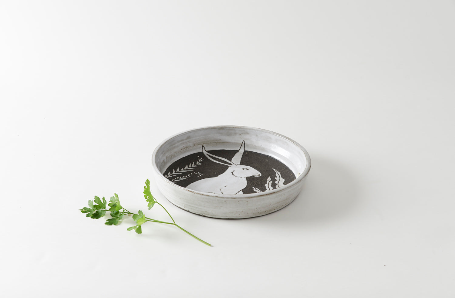 Rabbit Serving Platter – MARCH