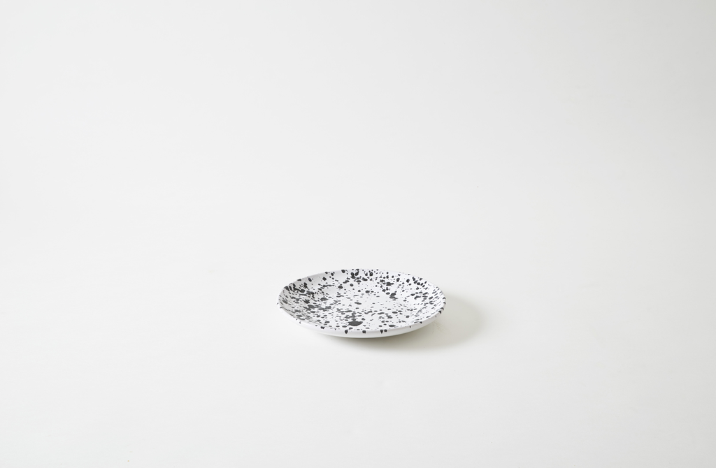 Black on White Splatterware Dinnerware – MARCH