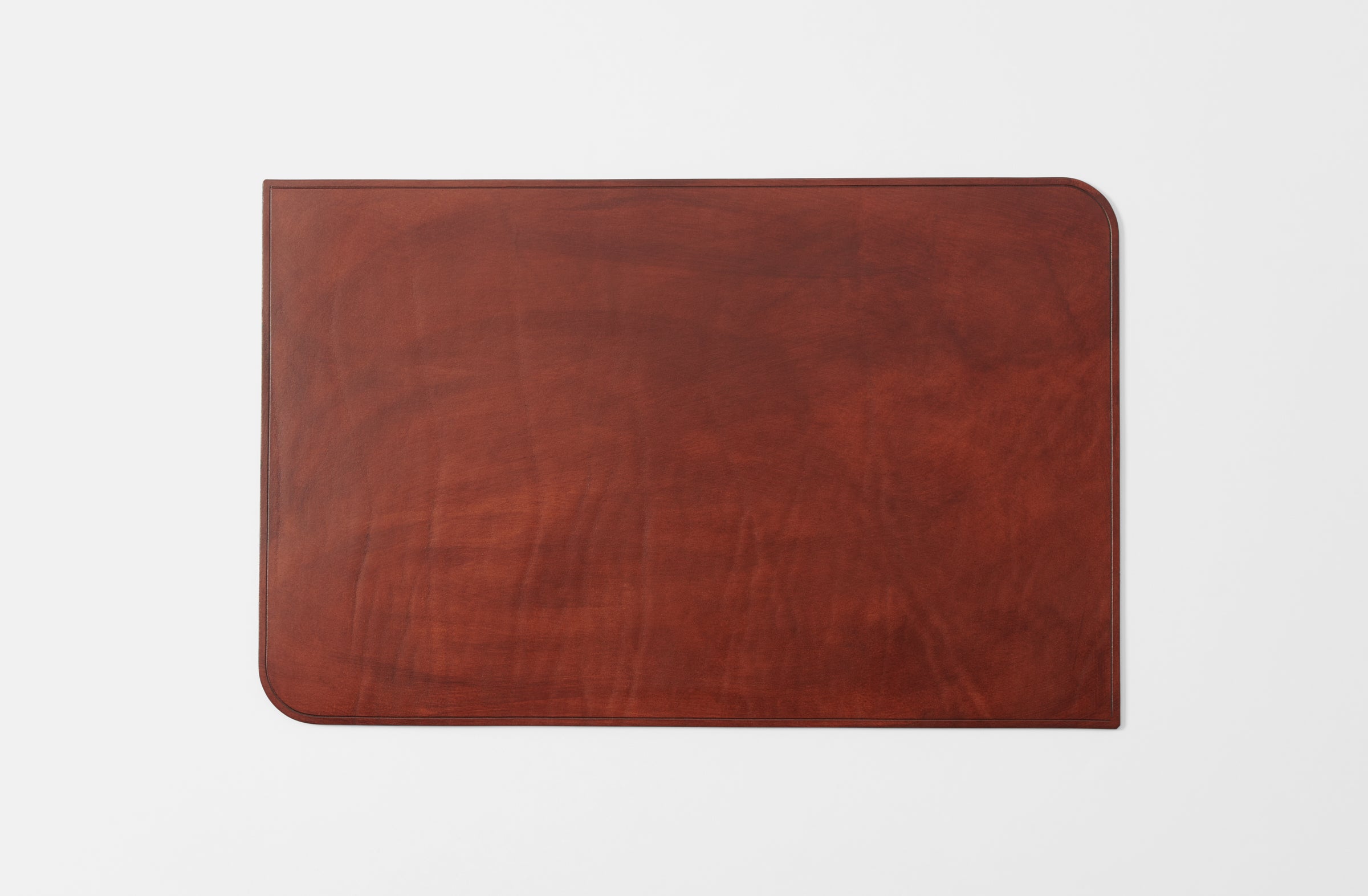 Peter Speliopoulos Chestnut Leather Rectangle Placemat – MARCH